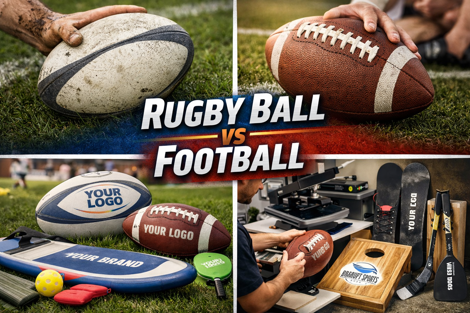 Rugby ball vs Football quick guide – Branded disruptsports